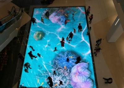 China Die Casting Alumium P6.25mm 1R1G1B Interactive LED Floor Screen for sale
