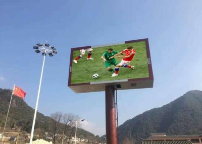 China Outdoor Screen IP65 P6mm Street Pole Advertising Boards for sale