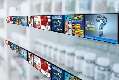 China Ultra HD Indoor P1.25mm IP43 Shelf LED Display for sale