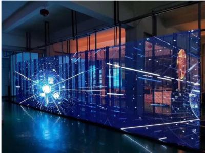China Rental 16bit P7.81mm Transparent LED Window Display for sale
