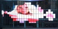 China SMD3528 5000nit P15mm See Through LED Display for sale