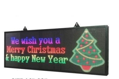 China Indoor 1R1G1B FCC RS232 Multicolor Scrolling LED Signs for sale