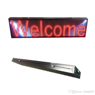 China HD Single Color 320x160mm P10 Outdoor Monochrome LED Signs for sale