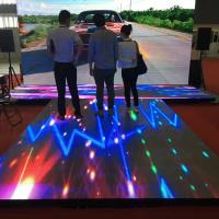 China Waterproof 5500nit 500x500mm Interactive LED Floor Tile for sale