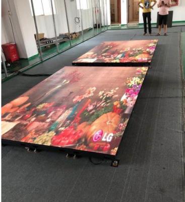 China Night Club ROHS 250x250mm Interactive LED Floor Tile for sale