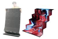 China IP65 320x160mm P6.6 Flexible LED Curtain Screen for sale