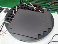 China 6500cd/sq P2.5 Outdoor Round LED Display 500w/sqm for sale