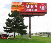 China 6m Pixel 5500nit 1R1G1B Fixed Advertising Led Display for sale
