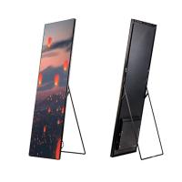 China P1.875 p2.5 P3 floor standing led display WIFI USB indoor led poster for sale