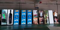 China P1.875 p2.5 P3 floor standing led display WIFI USB indoor led poster for sale