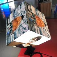 China P2.5 indoor full color creative product 6 sided flexible module advertising led display screen LED Rubik's cube display for sale