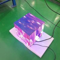 China P2.5 indoor full color creative product 6 sided flexible module advertising led display screen LED Rubik's cube display for sale