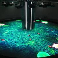 China High resolution pressure sensitive light interactive IP65 waterproof P4.81 P3.91 P6.25 dance floor led screen for sale