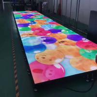 China High resolution pressure sensitive light interactive IP65 waterproof P4.81 P3.91 P6.25 dance floor led screen for sale