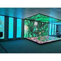 China Indoor Outdoor Smd Interactive Stage 3.91mm P4.8 Dance Floor Tile 500X500mm Panel Screen Rental Advertising P3.91 P4 Led for sale