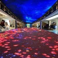 China Indoor outdoor P3.91 P4.81 P6.25 interactive dance floor led display screen HD floor tile screen for sale