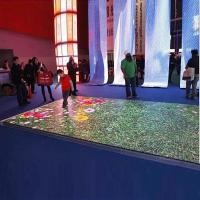 China Best price p3.91floor tile LED display p3.91/P4.81/p6.25 disco dance LED floor display interactive dancing floor screen for sale