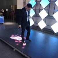 China Best price p3.91floor tile LED display p3.91/P4.81/p6.25 disco dance LED floor display interactive dancing floor screen for sale