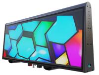 China Wireless control 4G GPS P2.5 outdoor waterproof taxi top advertising full color LED display for sale