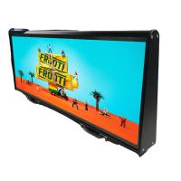China Wireless control 4G GPS P2.5 outdoor waterproof taxi top advertising full color LED display for sale