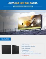 China Factory Waterproof IP65 High Brightness Advertising Outdoor P4 P5 P8 P10 LED Display Screen for sale