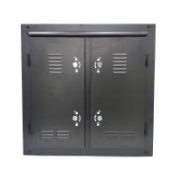 China TOP Fixed Install P5 LED Screen Outdoor Iron Cabinet LED Display Waterproof Panel HD Advertising LED Screen 960x960mm for sale