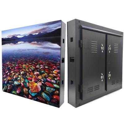 China TOP Fixed Install P5 LED Screen Outdoor Iron Cabinet LED Display Waterproof Panel HD Advertising LED Screen 960x960mm for sale