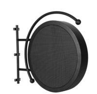 China Wifi Advertising Screen SMD Logo Round Screen Outdoor P2.5 P4 Wall Hanging Circle LED Display Sign for sale
