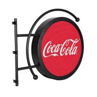 China Wifi Advertising Screen SMD Logo Round Screen Outdoor P2.5 P4 Wall Hanging Circle LED Display Sign for sale