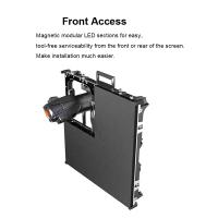 China Outdoor Waterproof Modular Led Video Display Panels Tile Hanging Bar 500x500mm Foldable P3.91 P4.81 Led Screen for sale