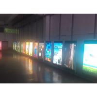 China Acrylic Frame Outdoor LED Pole Screen Street Lighting P6 5000nits SASO for sale