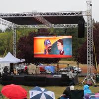 China 10X12Ft Outdoor Rental LED Screen Stage Backdrop LED Display SMD1921 AC220V for sale