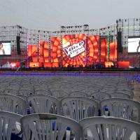 China 10X12Ft Outdoor Rental LED Screen Stage Backdrop LED Display SMD1921 AC220V for sale