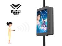 China 5000nits Street Led Pole Screen SMD3528 IP43 P3 P4 P5 P6 For Advertising for sale