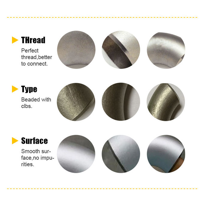 Super Duplex Steel 32760 90 Degree Elbow 16'' STD ANSI B16.9 Butt Weld Pipe Fittings 0