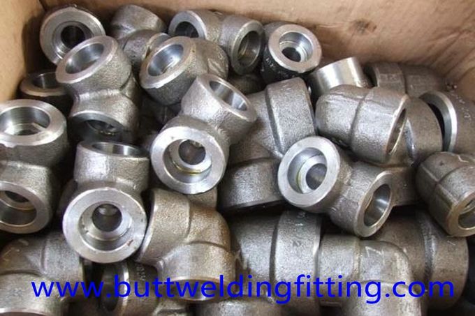 Super Duplex Stainless Steel 90 Degree Socket SW Elbow 1 Inch 3000# UNS32750 1