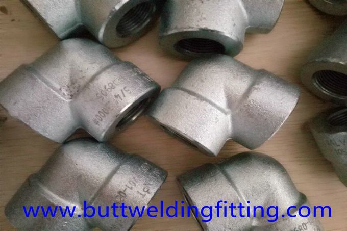 Super Duplex Stainless Steel 90 Degree Socket SW Elbow 1 Inch 3000# UNS32750 0