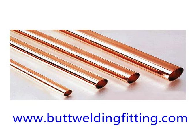 CuNi90/10 Copper Nickel Tube / Straight Copper pipe CuNi 90/10 6 - 12m Length 0