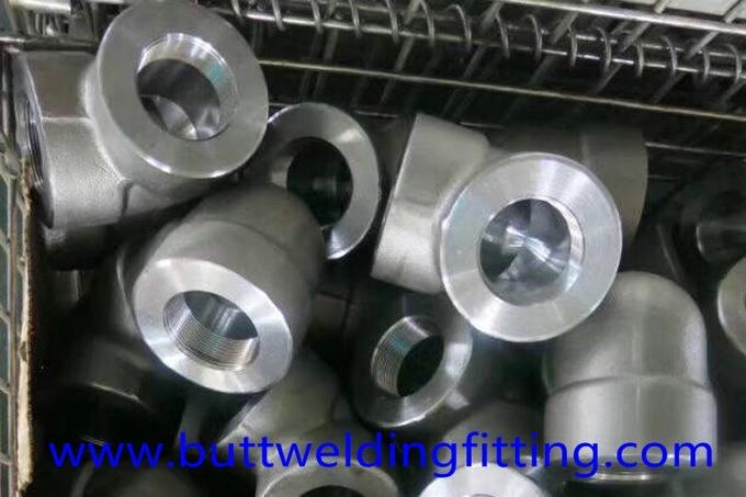 Forged Pipe Fittings UNS S32750 90D Socket Welded Elbow ASME B16.11 1