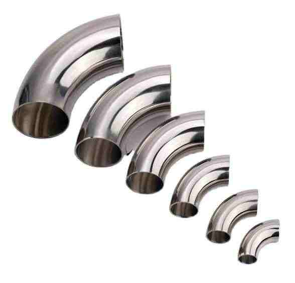 High Pressure Stainless Steel Pipe Elbow 45/90/180 Degree Welded Pipe Fittings Painting Surface Butt Weld Connector