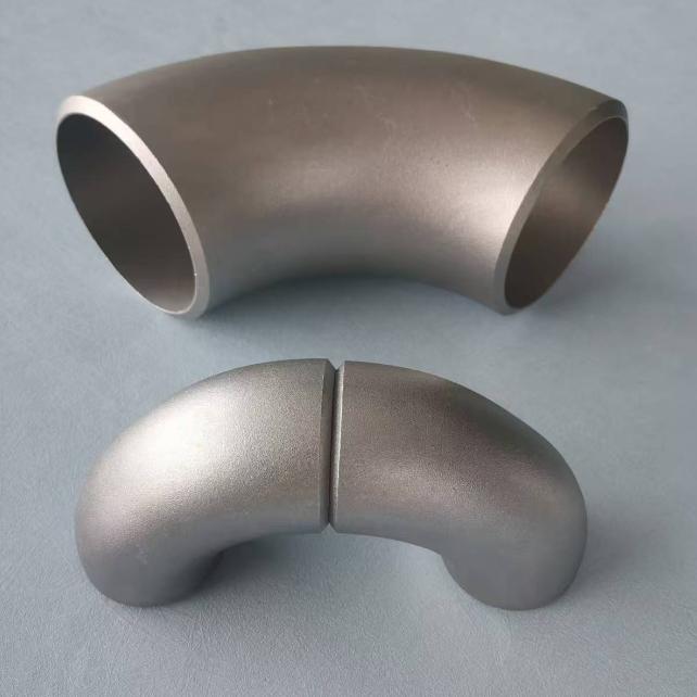 Stainless Steel Elbow Fittings BW LR Long Radius 90 Degree Sch10 Sch40 Seamless SS Elbow Pipe Butt-Weld Fittings