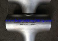 China A403 WP317L Stainless Steel Equal Reducer Butt Weld Tee 1 Inch to 48 Inch Seamless for sale