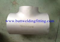 China 904L Stainless Steel Equal Tee Butt Weld Fittings 1-48 Inch ASTM B366 for sale