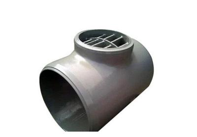 China Barred Tee 8 Inch Butt Weld Fittings ANSI B16.9 BW 10.5mm Wall Thickness Carbon Steel for sale