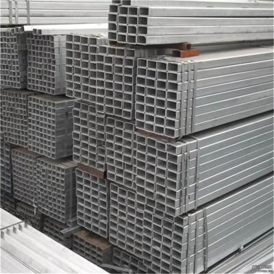 China Hot Dipped Galvanized Steel Pipe Square Tube Rectangular Hollow Section JIS SS400 SS490 0.8-20mm for sale