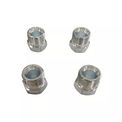 China Brass Stainless Steel Male Female Reducing Bushing Forged Pipe Fittings 245 Metric Threaded Hex for sale