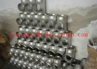 China Welded Stainless Steel Tee 3000 Psi 1000°F High Tensile Strength Lightweight Pipe Fitting for sale