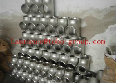 China Welded Stainless Steel Tee 3000 Psi 1000°F High Tensile Strength Lightweight Pipe Fitting for sale