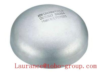 China Solution Annealed Butt Weld Fittings Pipe Cap 316L SCH80 ASME B16.9 DN100 for sale