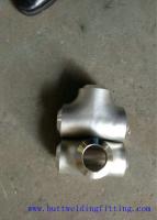 China Duplex Stainless Steel Equal Butt Weld Tee UNS S32760 A815 1/2-48 Inch SCH40 for sale